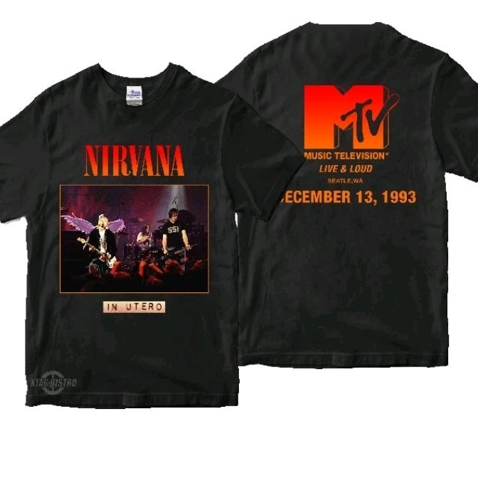 Jual Kaos NIRVANA Mtv live 1993 tour kaos band nirvana kurt cobain ... Jual Kaos NIRVANA Mtv live 1993 tour kaos band nirvana kurt cobain ...
