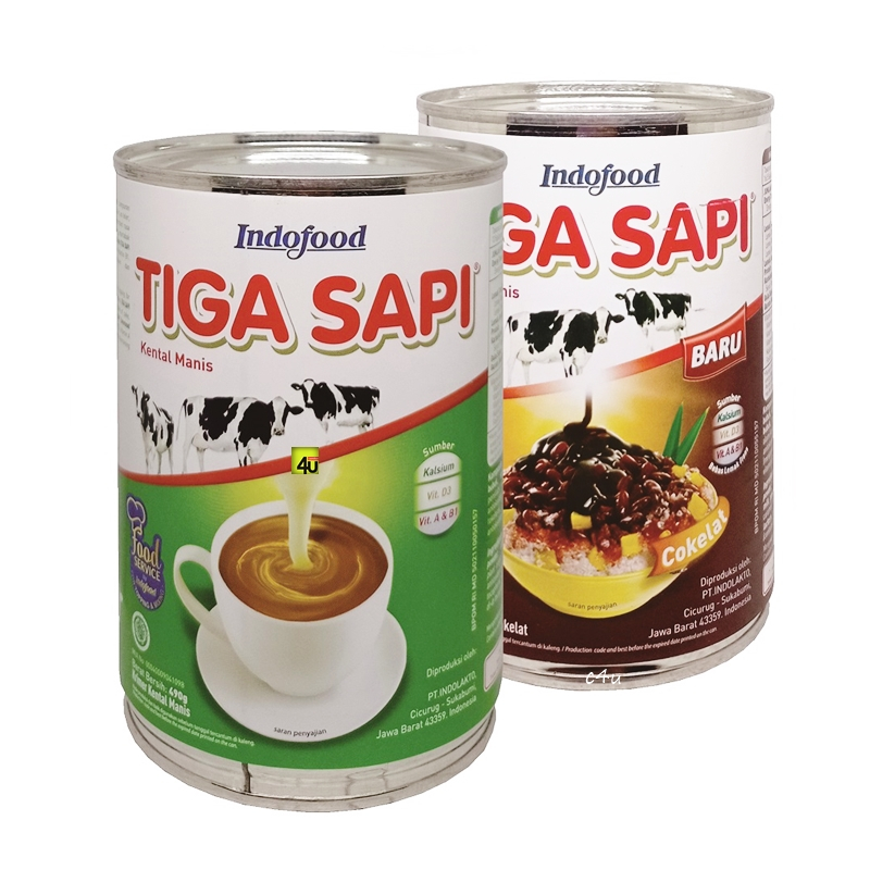 Jual Indofood TIGA SAPI - Susu Kental Manis - 490g | Shopee Indonesia