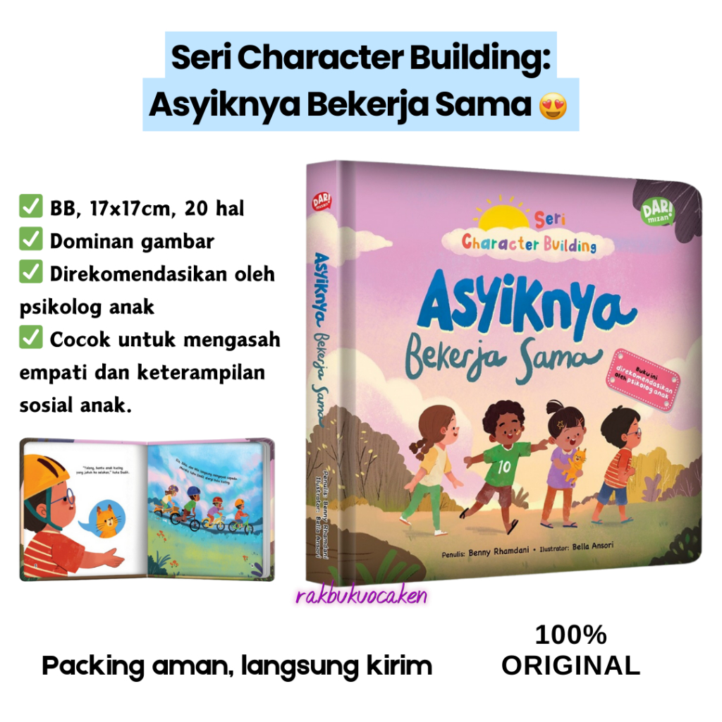 Jual BOARDBOOK Seri Character Building Asyiknya Bekerja Sama/Aku Bisa ...