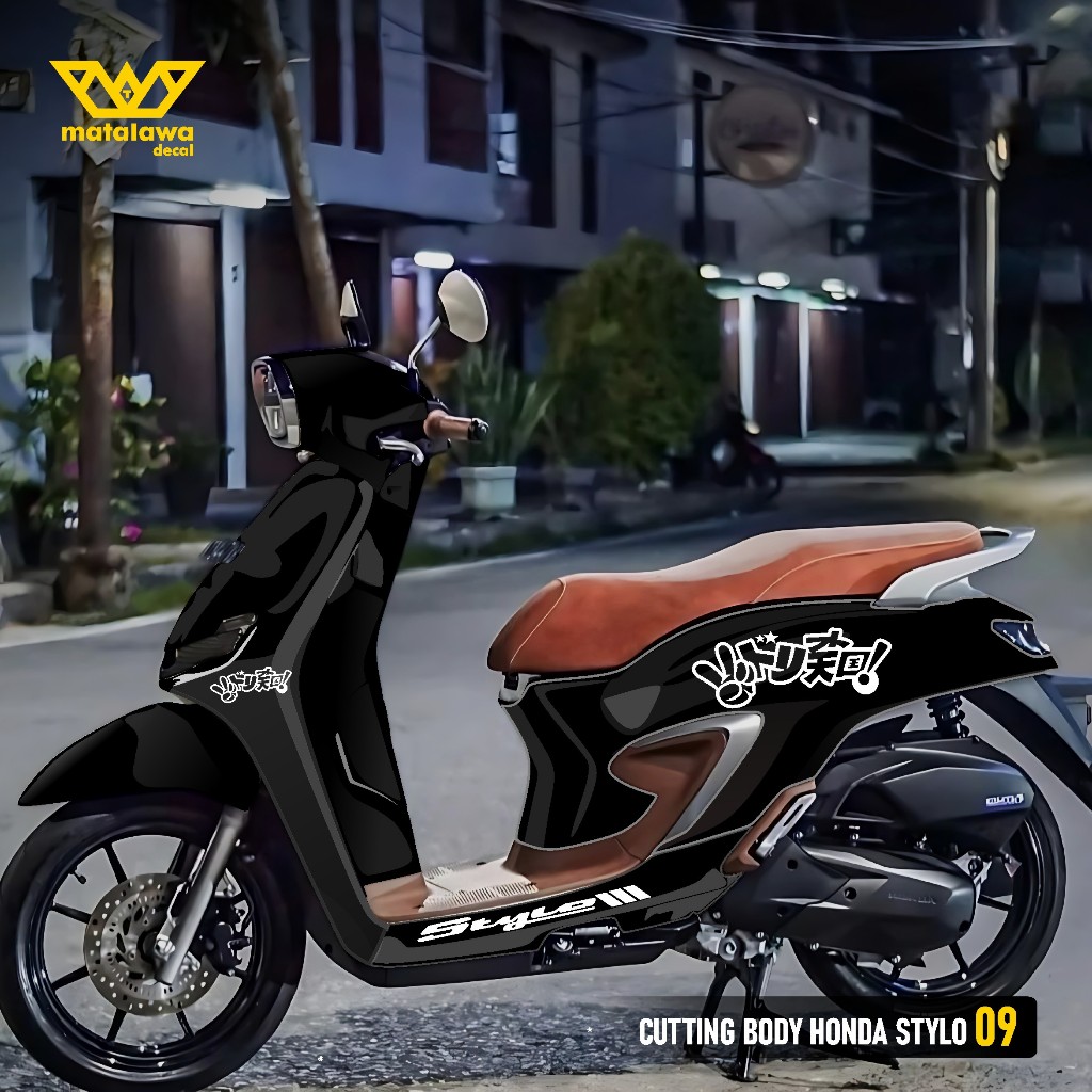 Jual STICKER CUTTING BODY HONDA STYLO 160 STIKER STRIPING GARNIS ...