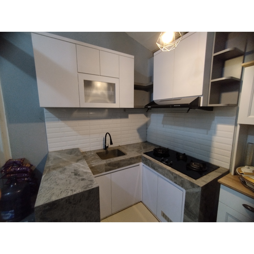 Jual Kitchen set & Partisi sekat ruangan Ny. Khikmah Bandung | Shopee ...