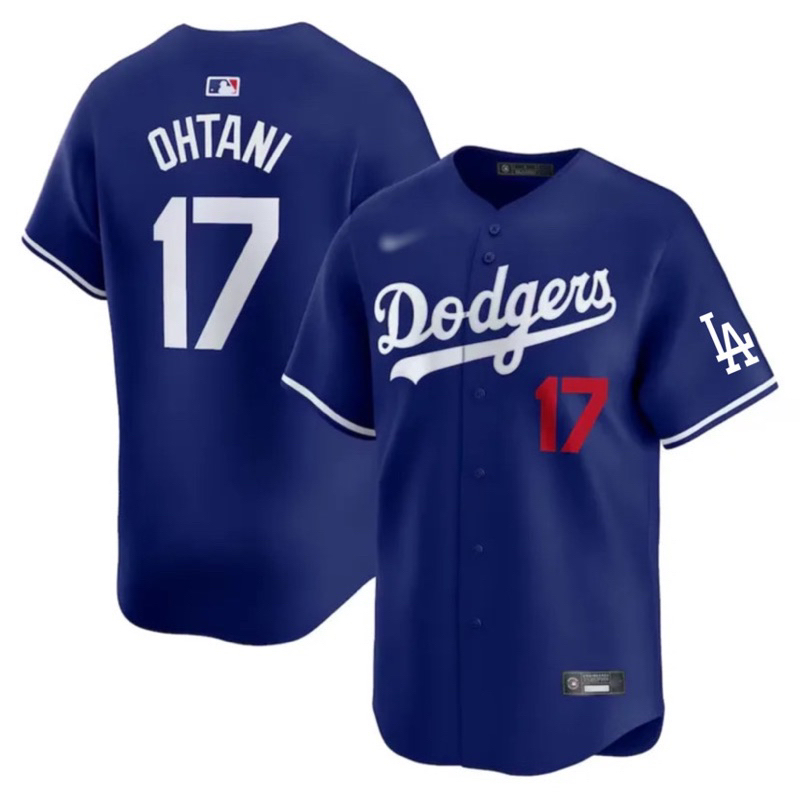 Jual BORDIR IMPORT JERSEY BAJU BASEBALL LA LOS ANGELES DODGERS 17 ...