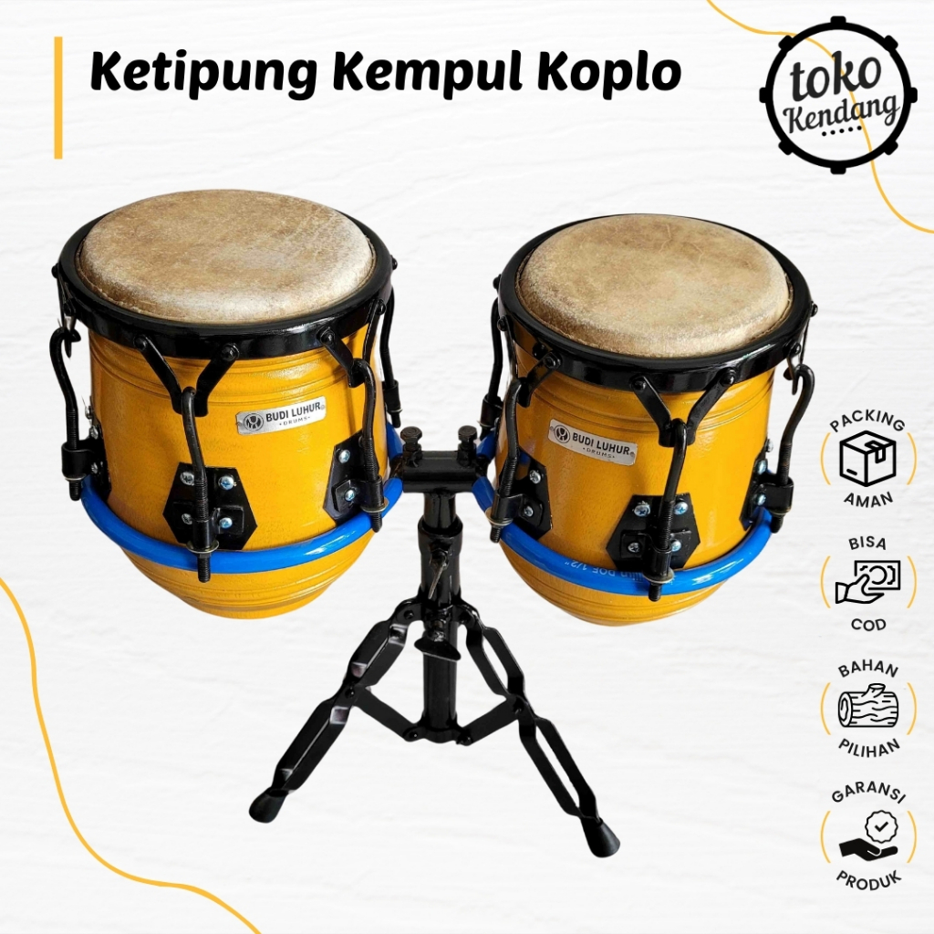 Jual Kendang Kempul V6 Natural Dangdut Koplo Kayu Nangka Plak Tung ...