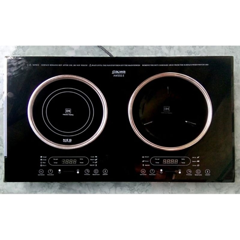 Jual KOMPOR AOWA 2 TUNGKU TOUCHSCREEN 55SE | Shopee Indonesia