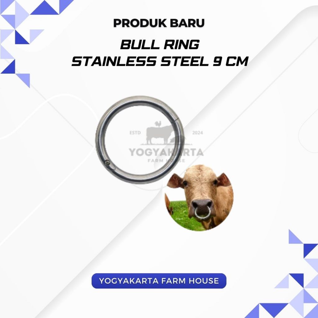 Jual Bull Ring Diameter 9 CM - Cincin Tindik Anting Hidung Sapi Kerbau ...