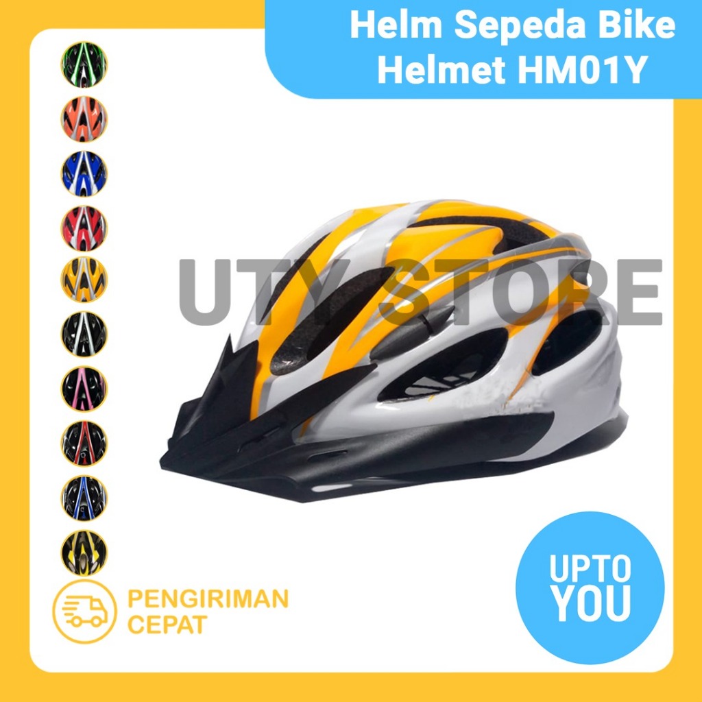 Jual Helm Sepeda - Cycling Helmet All In One Shaped HM01Y | Shopee ...