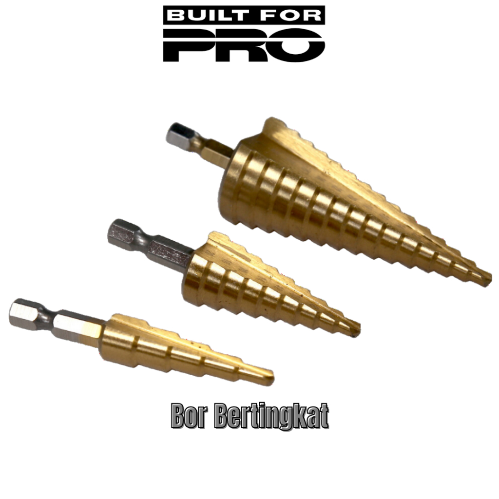 Jual Mata Bor Pagoda Plat Besi Stainless Bor Bertingkat Baja Ringan ...