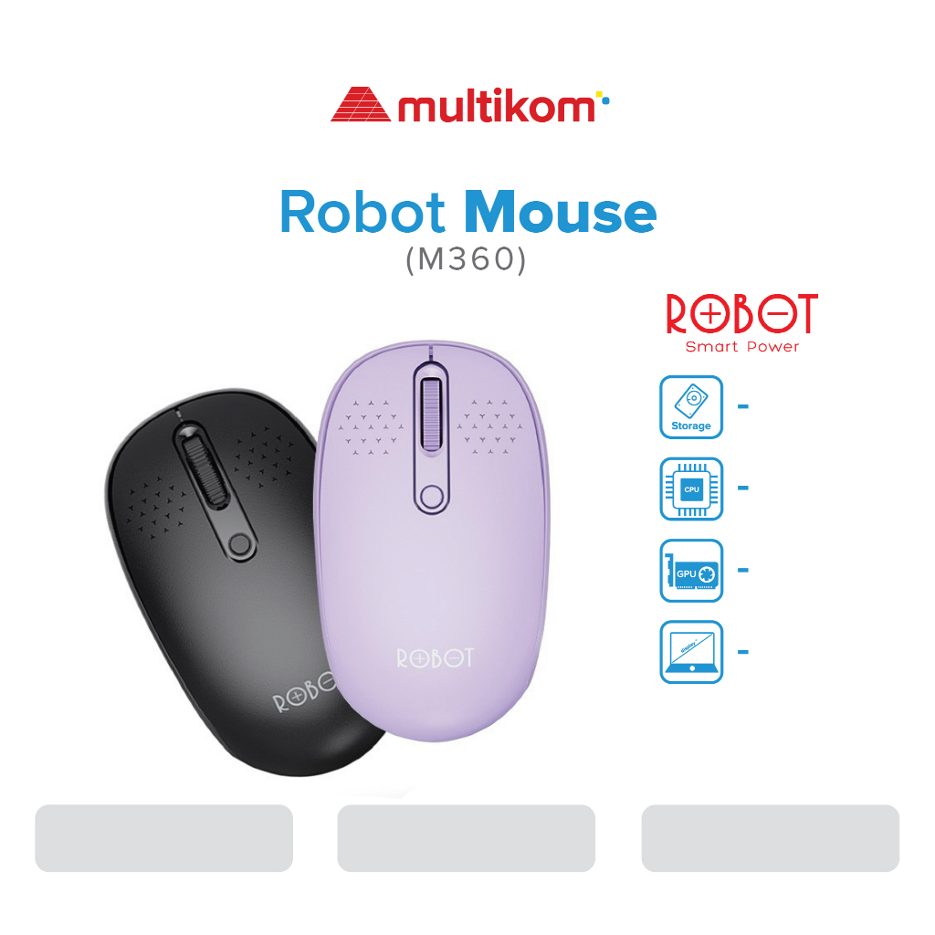 Jual ROBOT Mouse Wireless M360 USB 2.4G Dual Mode Connection Bluetooth ...