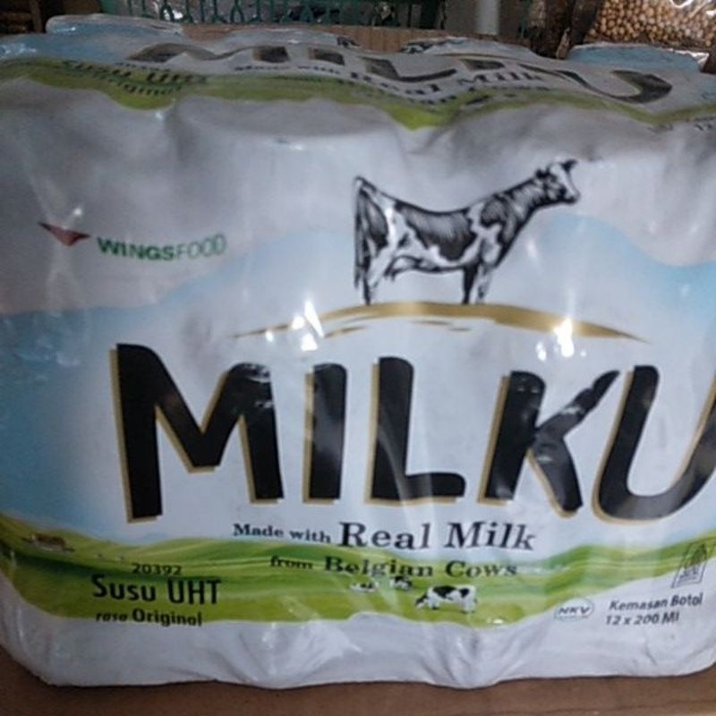 Jual Milku susu UHT rasa original 1 dus isi 12 pcs. | Shopee Indonesia