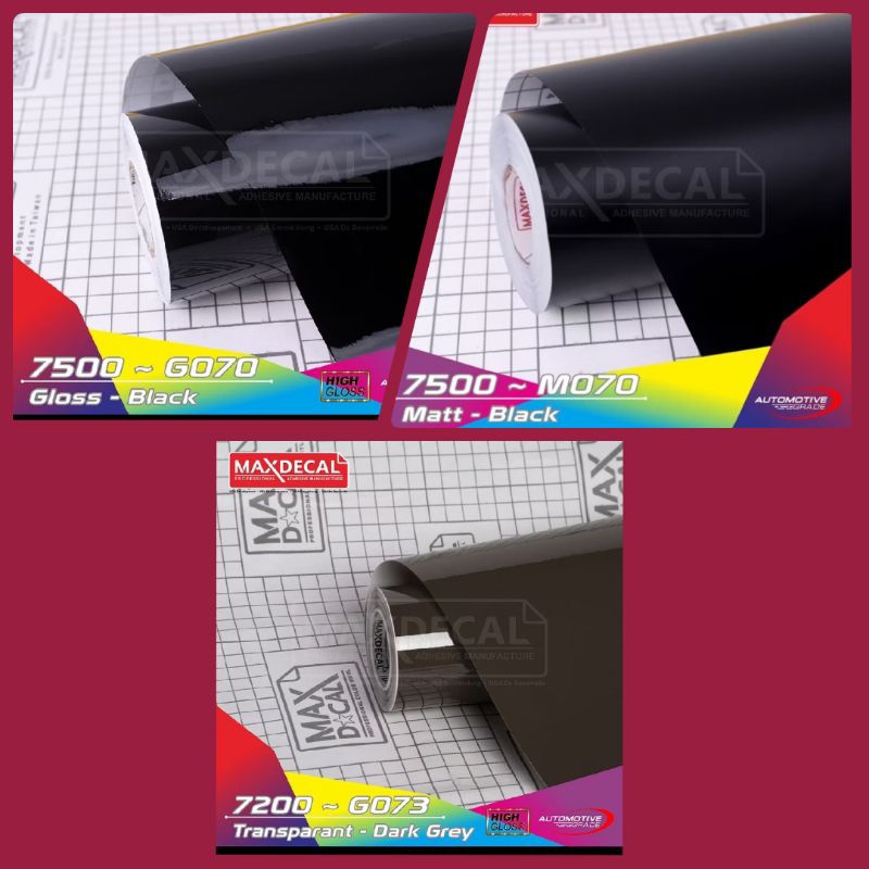 Jual Skotlet Sticker stiker Maxdecal glossy doff transparan super glossy | Shopee Indonesia