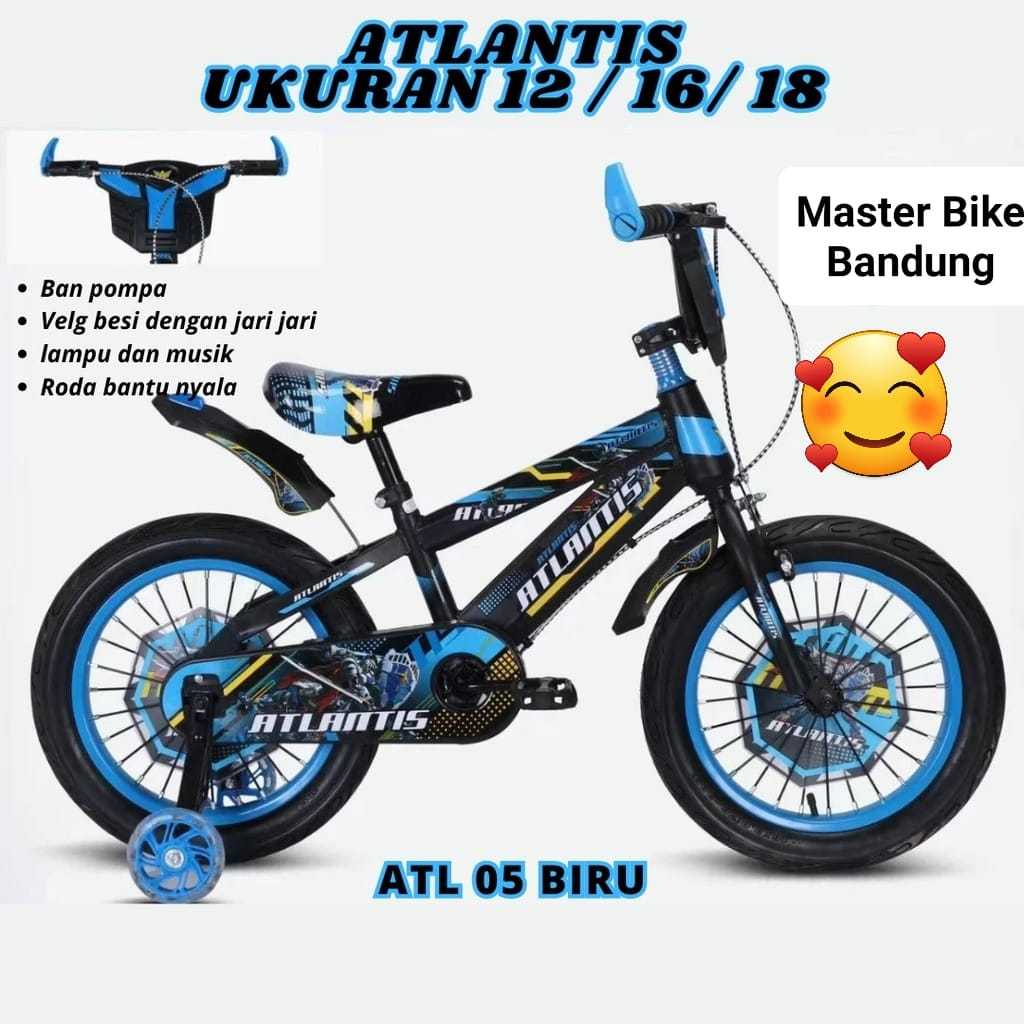 Jual Sepeda Anak Laki BMX ATLANTIS 05L BAN GEDE 3.0 ADA MUSIK - UKURAN ...