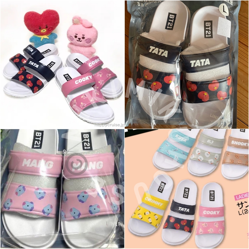 Jual BT21 LIMITED SANDAL SIPPER HIGH SOLE OFFICIAL LINE FRIENDS JAPAN ...