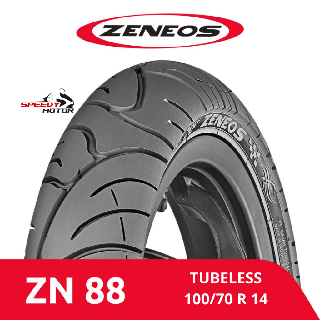 Jual Ban Belakang Motor Zeneos 100/70 Ring 14 ZN 88 Tubeless 100/70-14 ...