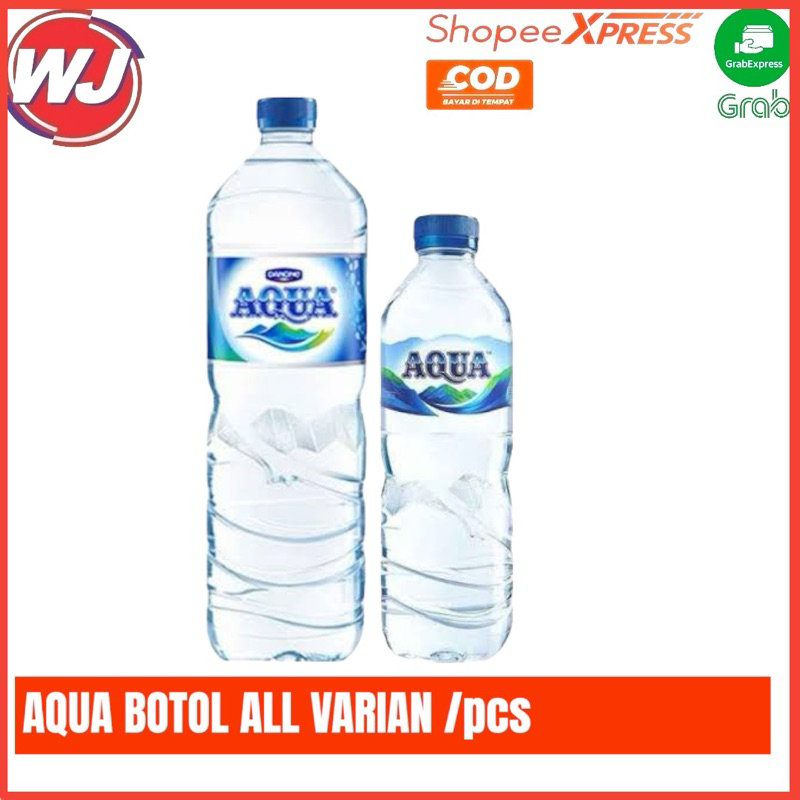 Jual AQUA BOTOL ALL VARIAN /pcs | Shopee Indonesia