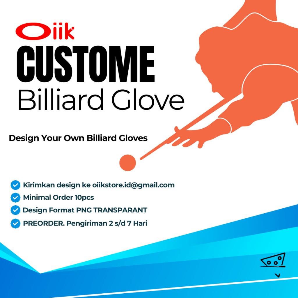 Jual Custome Billiard Glove Sarung Tangan Billiard Sablon DTF | Shopee ...