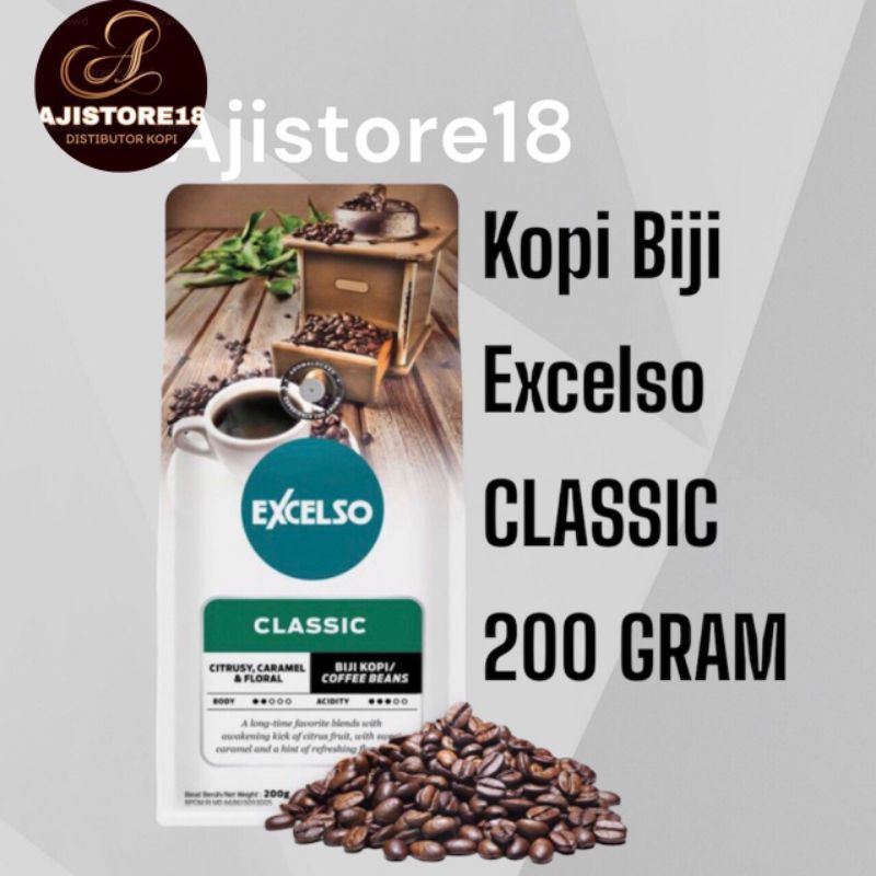 Jual Excelso Kopi Biji Classic 200g | Shopee Indonesia