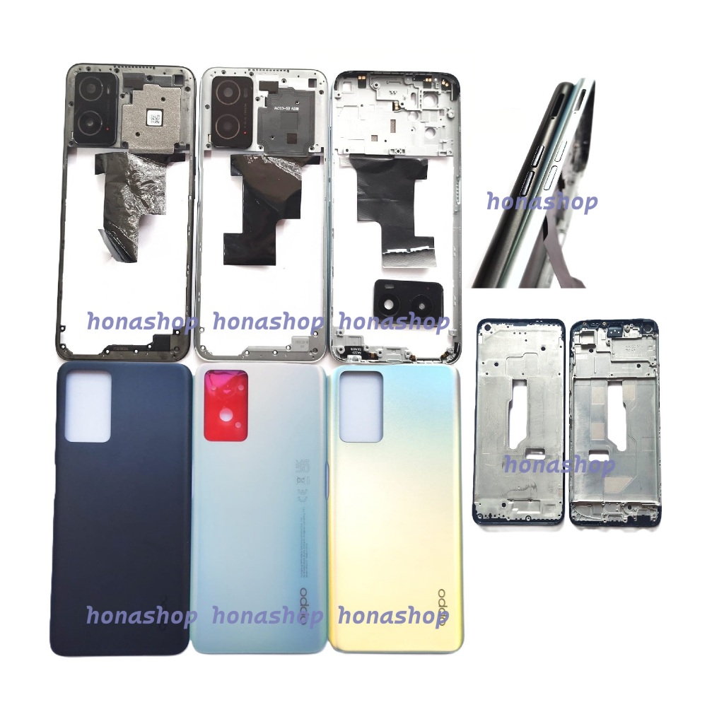 Jual TULANG BAZEL FRAME + BACK CASING HOUSING OPPO A96 A76 CPH2375 ...