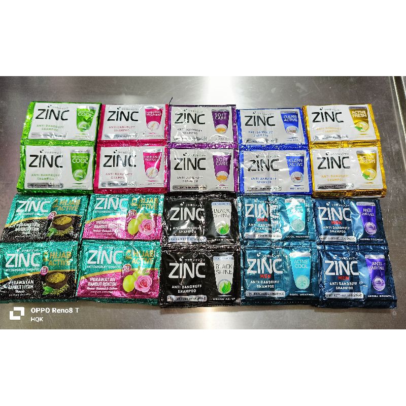 Jual Sampo Zinc Rentengan isi 12 Sachet | Shopee Indonesia