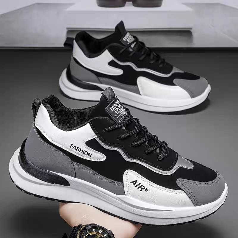 Jual Sepatu pria sneakers sepatu pria keren sepatu pria casual sepatu pria hitam | Shopee Indonesia