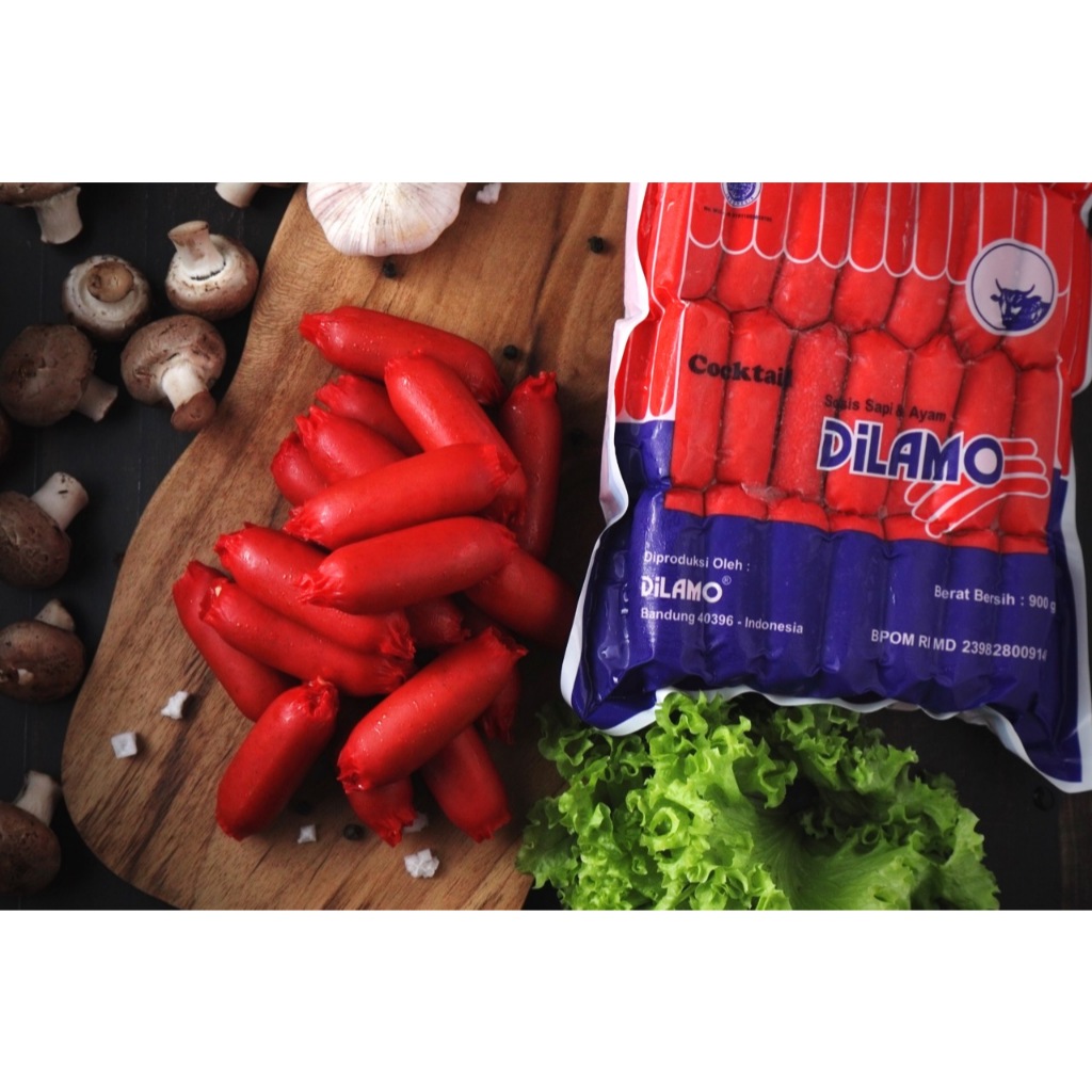 Jual Dilamo Sosis Beef Cocktail 500 & 900 gram | Shopee Indonesia