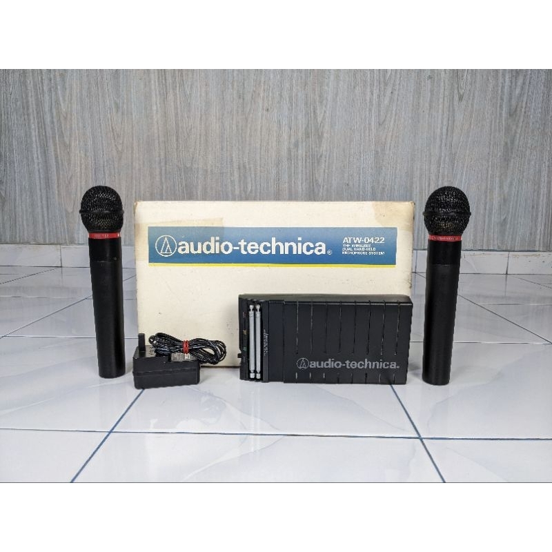 Jual Mic Wireless Audio Technica ATW-0422 Japan | Shopee Indonesia