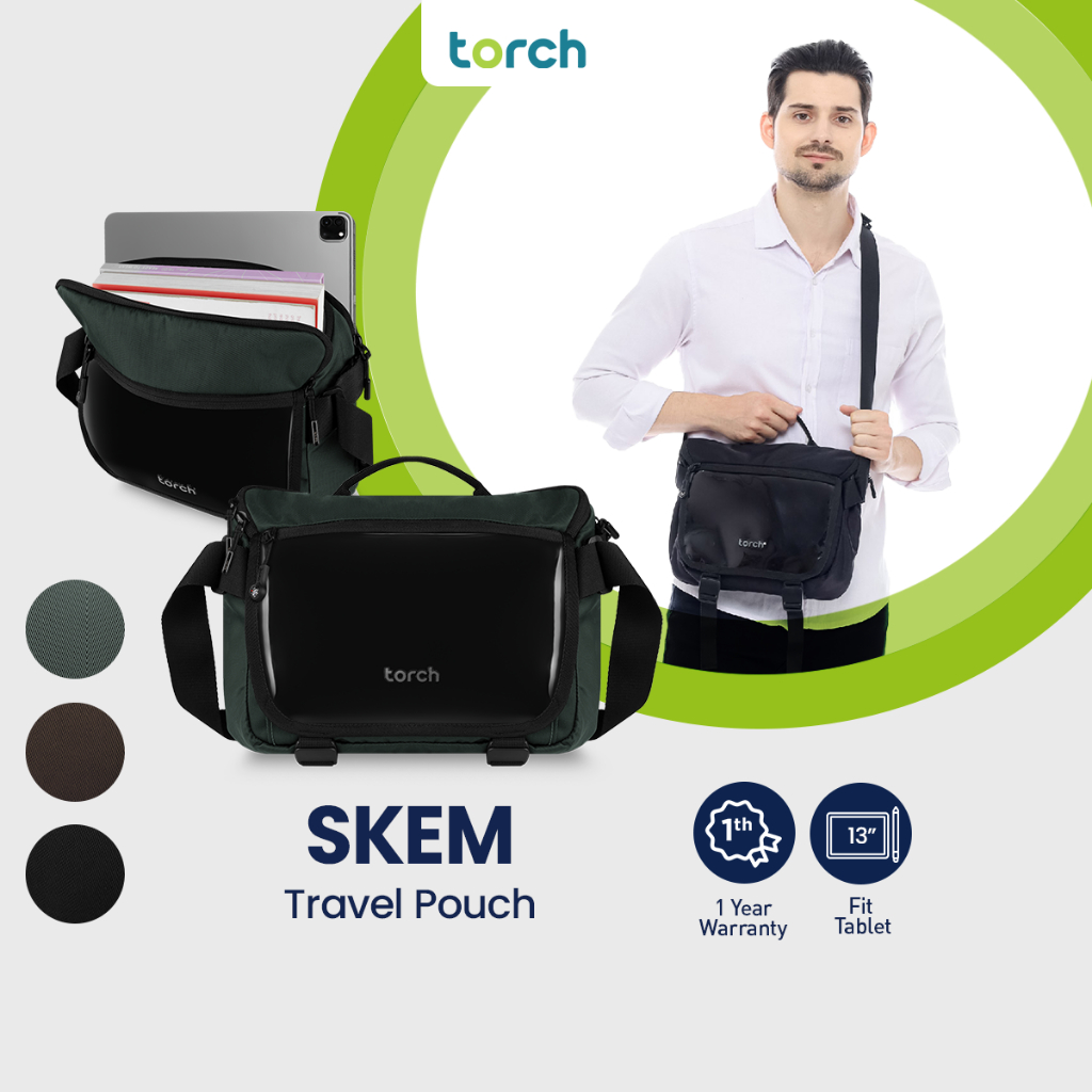 Jual TORCH Skem Tas Selempang Ipad Tablet 13 Inch Messenger Bag Travel ...
