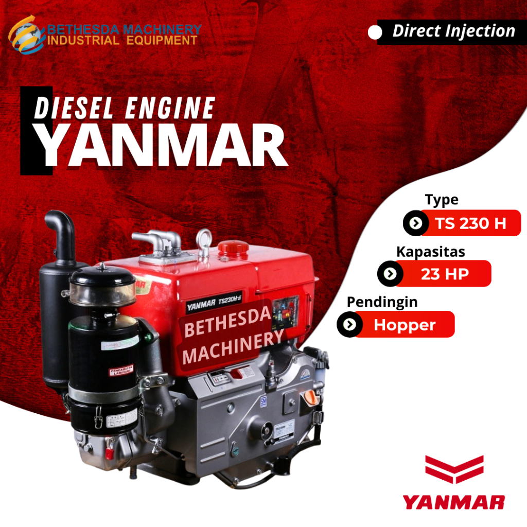 Jual Diesel 23 HP YANMAR Hopper Type TS 230 H Diesel Penggerak | Shopee Indonesia