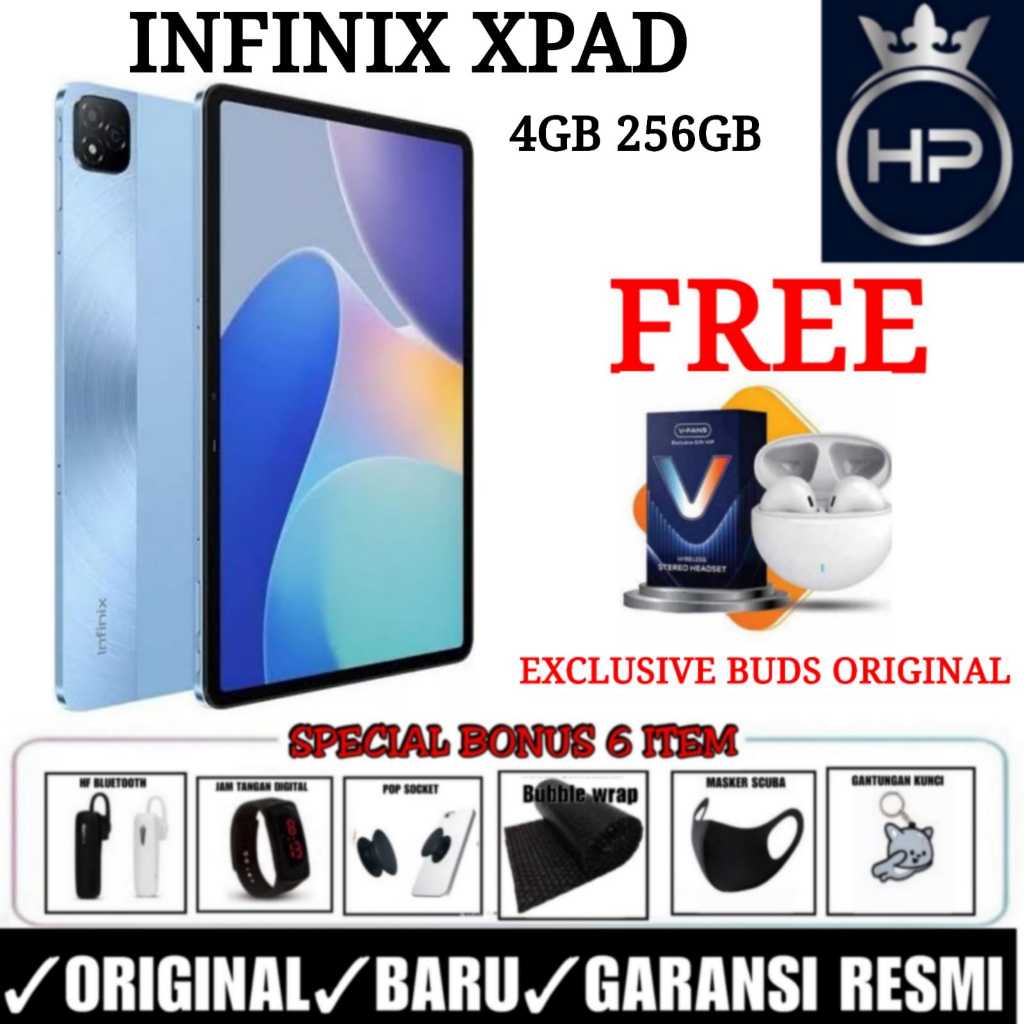 Jual INFINIX XPAD 4/256 11.0'' 7000mAh GARANSI RESMI | Shopee Indonesia