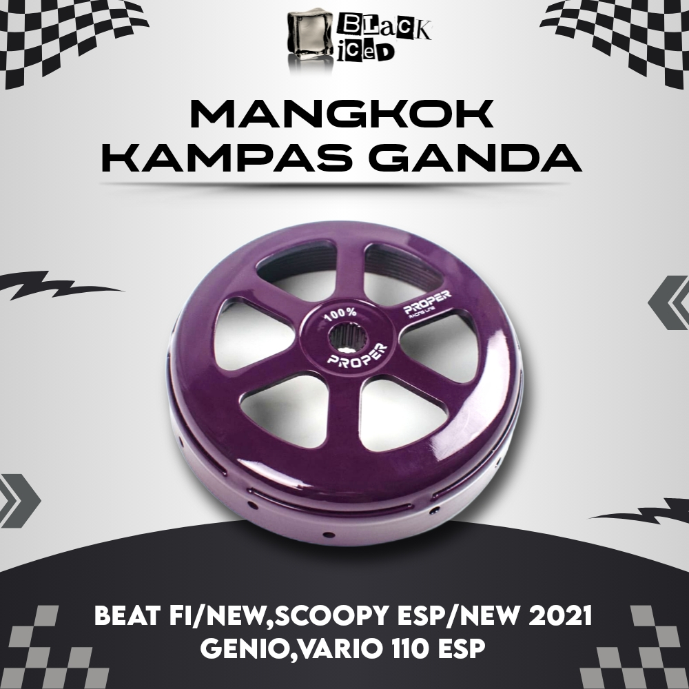 Jual MANGKOK KAMPAS GANDA PROPER RACING LINE MOTOR MATIC HONDA BEAT ...