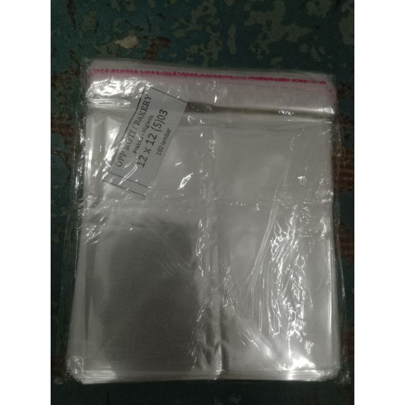 Jual Plastik Opp 12x12 Tipis isi 100pcs | Shopee Indonesia