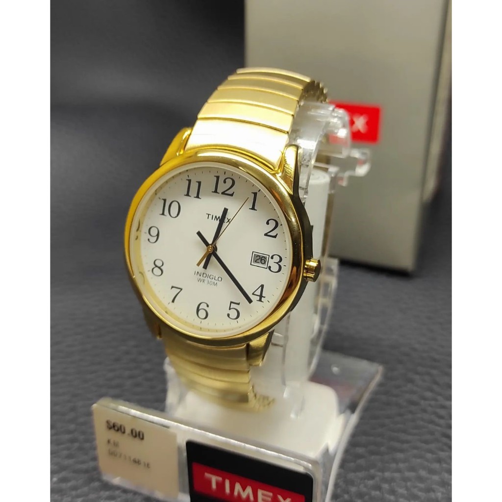 Jual Jam Tangan Wanita Timex Easy Reader T2H371 Indiglo White Dial ...