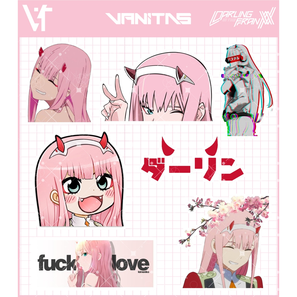 Jual Stiker/Sticker | Zero Two 002 | Sticker HP Aesthetic | Shopee ...