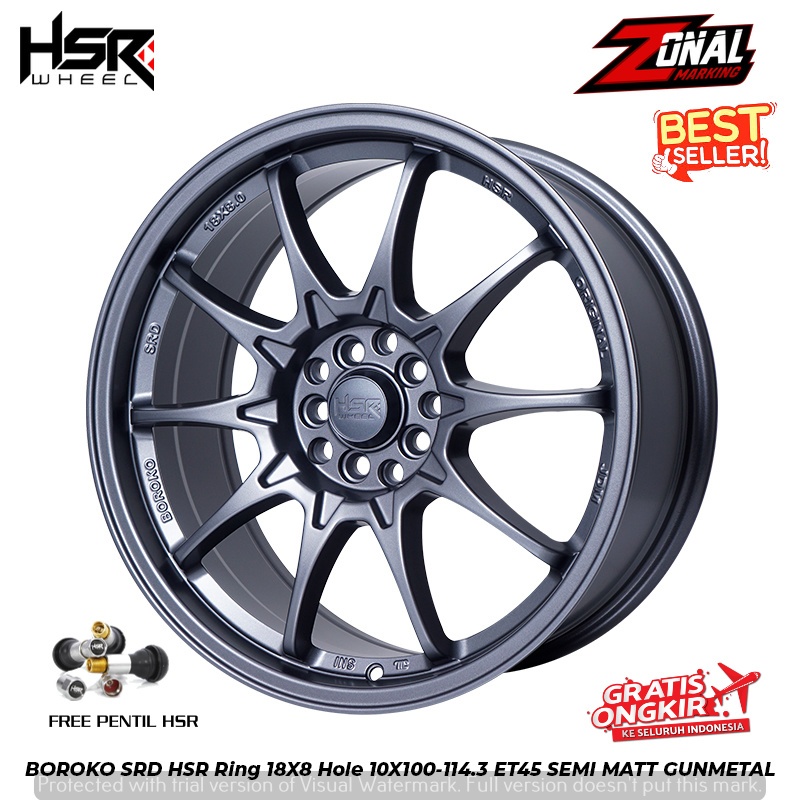 Jual VELG HSR BOROKO SRD RING 18 COCOK UNTUK HR-V CR-V INNOVA RUSH TERIOS XPANDER | Shopee Indonesia