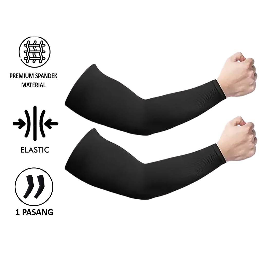 Jual NJSTORE Manset Tangan Pria Wanita Arm Sleeve Handsock Deker Tangan ...
