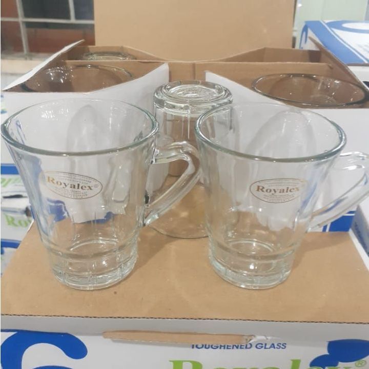 Jual 6 Pcs Gelas Minum ROYALEX BHM-170 (170ML)| Gelas Beling | Gelas ...