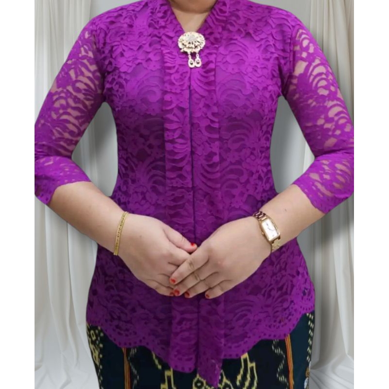 Jual BLUS KEBAYA BROKAT KARTINI GRATIS BROSS MEWAH TERBARU , BLUS ...