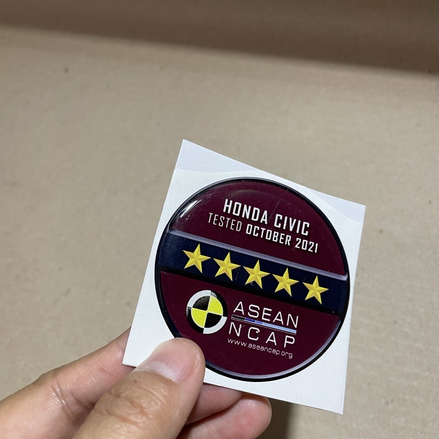 Jual Stiker timbul NCAP honda civic | Shopee Indonesia