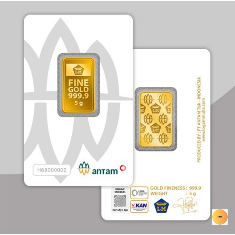 Jual Logam Mulia Antam 5 gram Prod 2025 | Shopee Indonesia