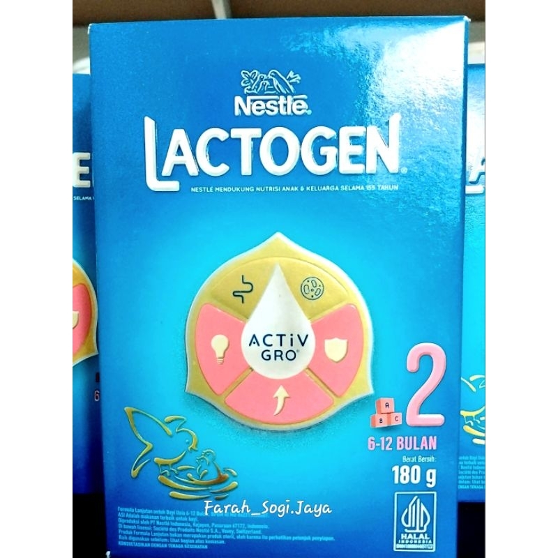 Jual Lactogen Tahap 2 (6-12bln) 180grm | Expier 2025 | Shopee Indonesia