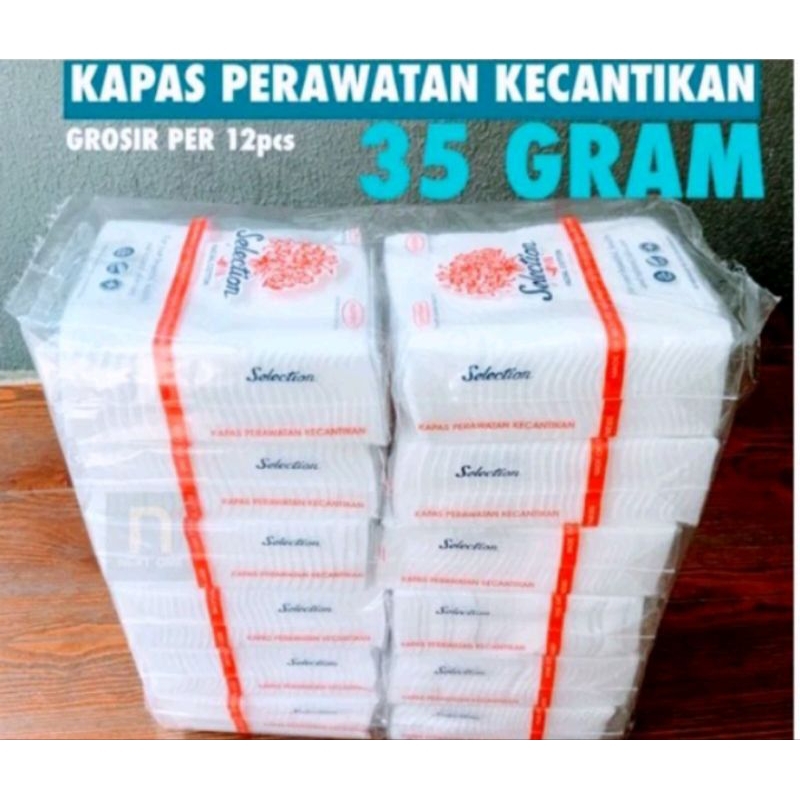 Jual kapas higienis selection 35 gr, 50 gr, 75 gr JUAL PER LUSIN ...
