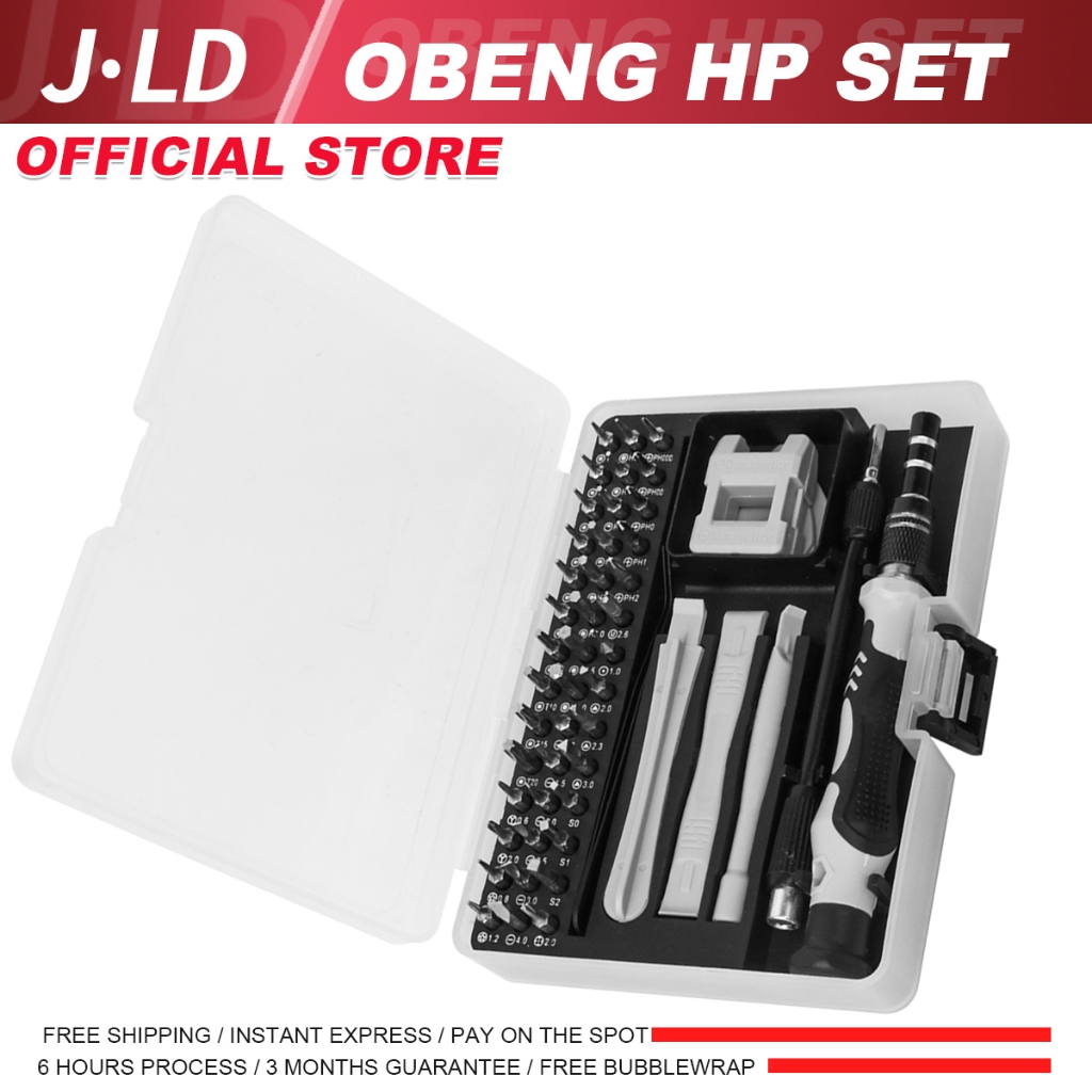 Jual JLD Obeng Hp Set Magnet Precision Screwdriver Replaceable Bits Reparasi Handphone Laptop ...