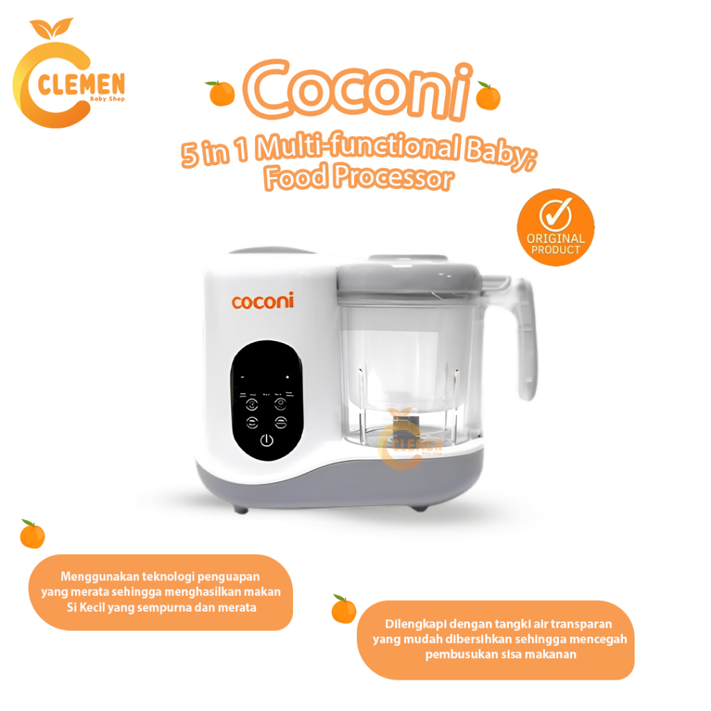 Jual Coconi 5 in 1 Multi-functional Baby Food Processor | Shopee Indonesia