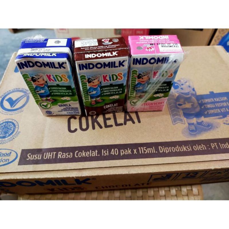 Jual Susu Kotak Indomilk kids Coklat 1 Dus ( 40× 115ml ) | Shopee Indonesia