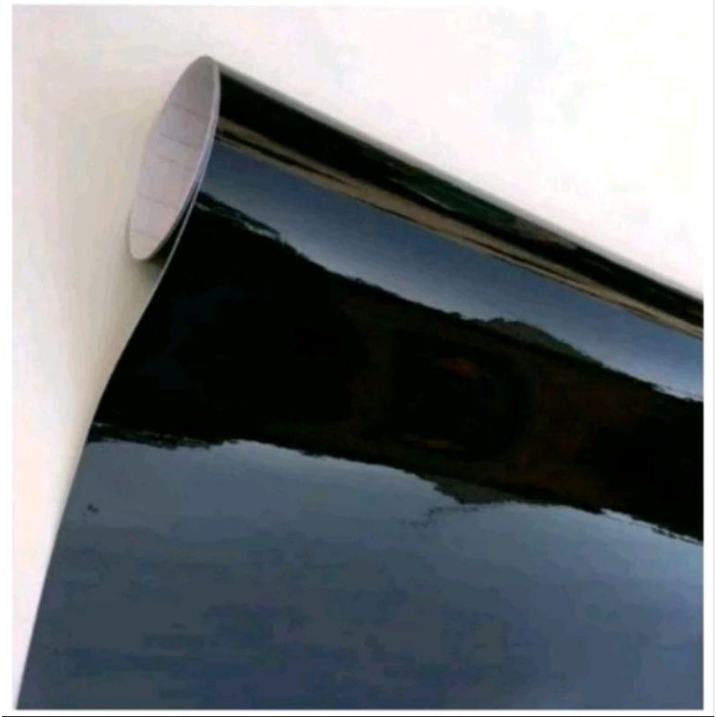 Jual Stiker Vinyl Glossy Black / Hitam kilat L 22 cm | Shopee Indonesia