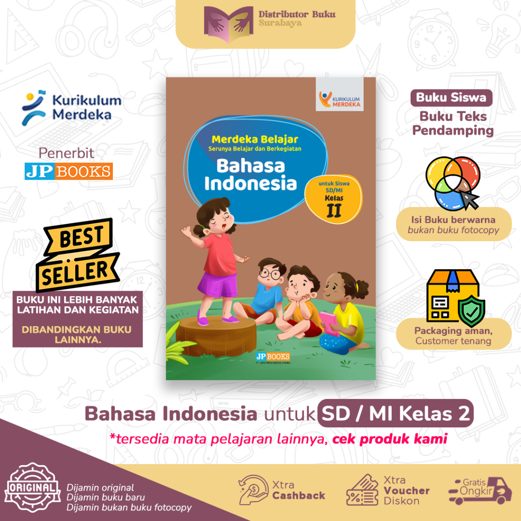 Jual Buku Teks Pendamping Siswa Pengayaan Bahasa Indonesia Sd Kelas 2 - Kurikulum Merdeka ...
