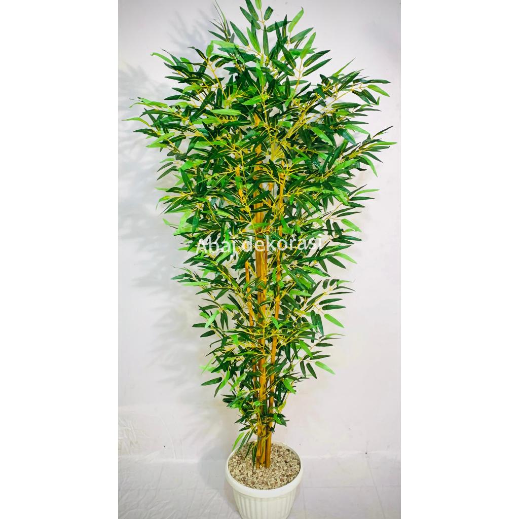 Jual Pohon bambu artificial tinggi 170cm plastik hiasan rumah jumbo ...