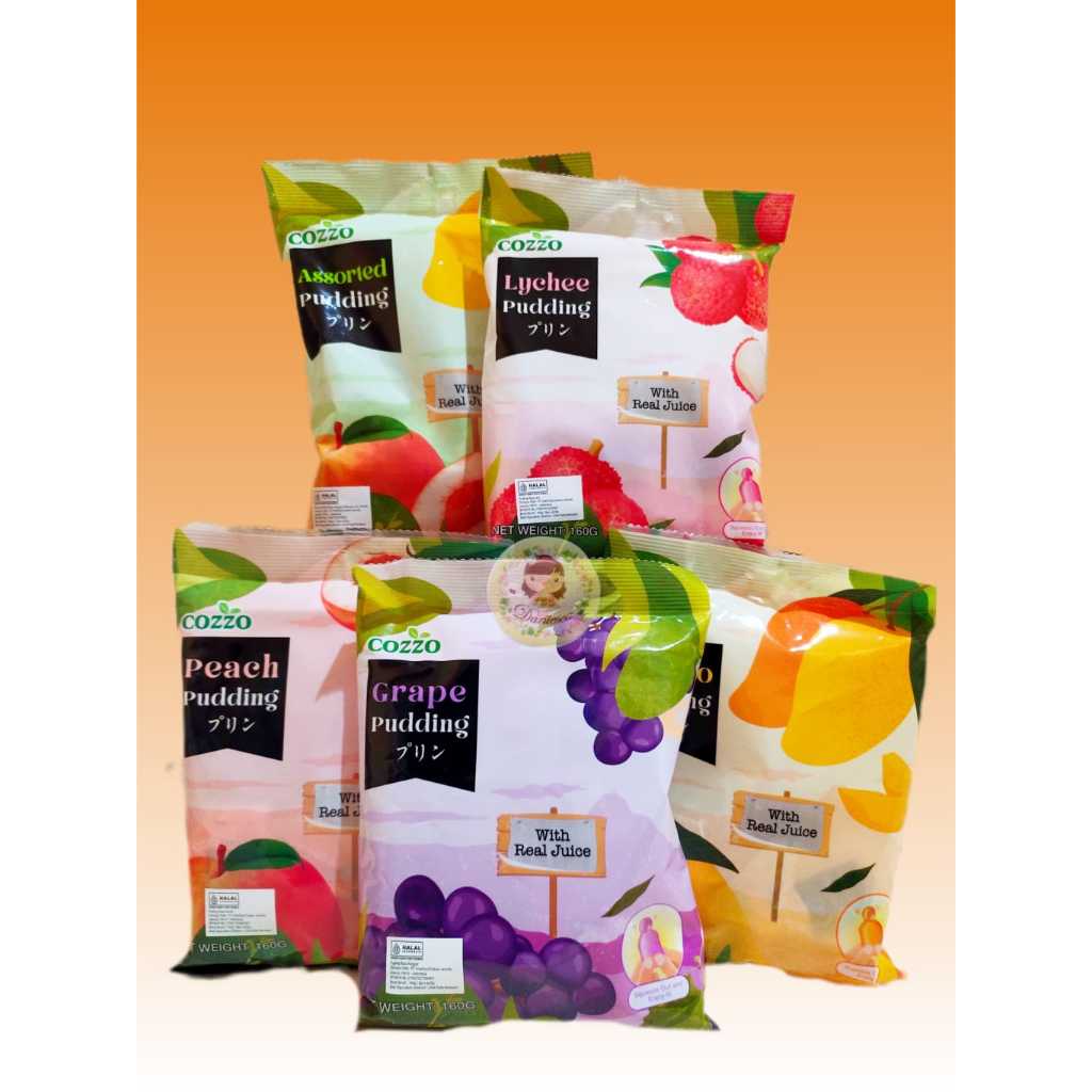 Jual .Jelly Import I Cozzo Flavoured Pudding 160 gr Pudding rasa buah ...
