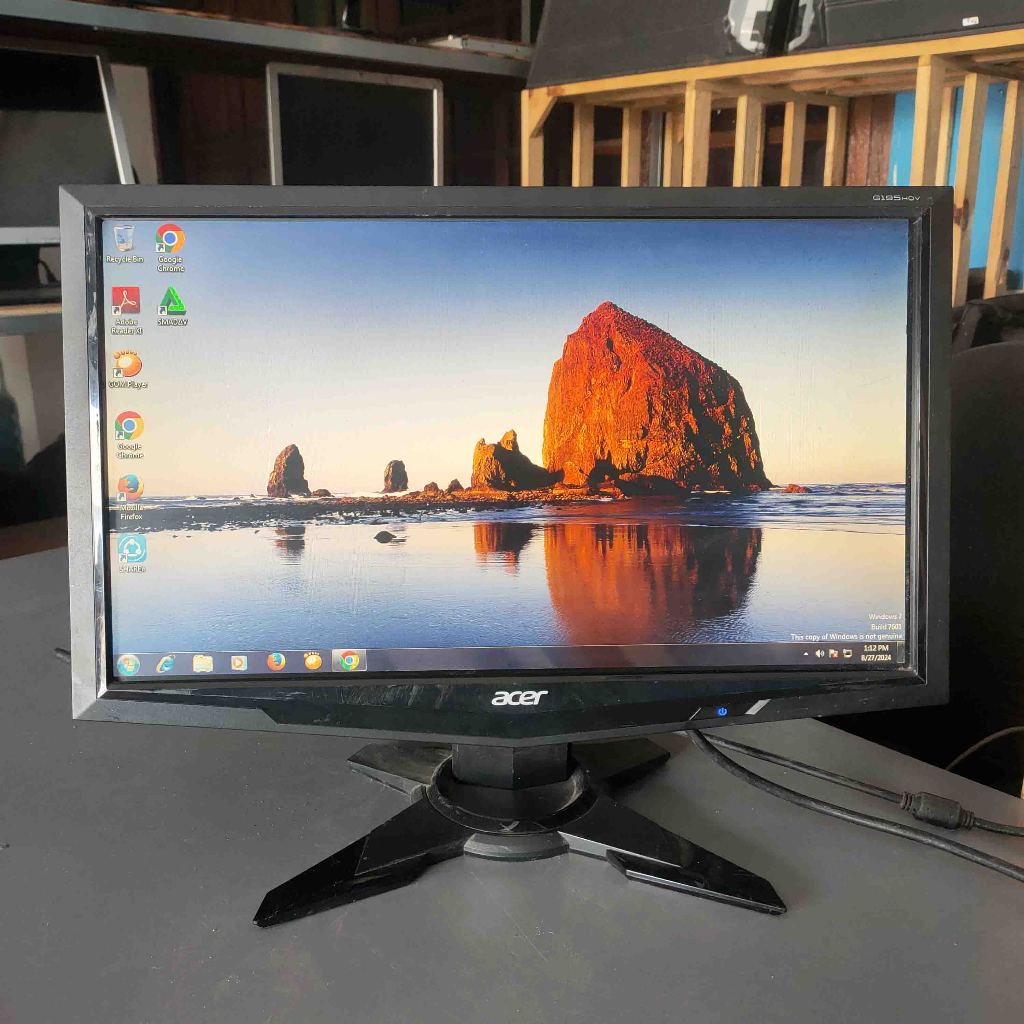 Jual Monitor Lcd Merk Acer Ukuran 19" Inch Kondisi Normal | Shopee ...