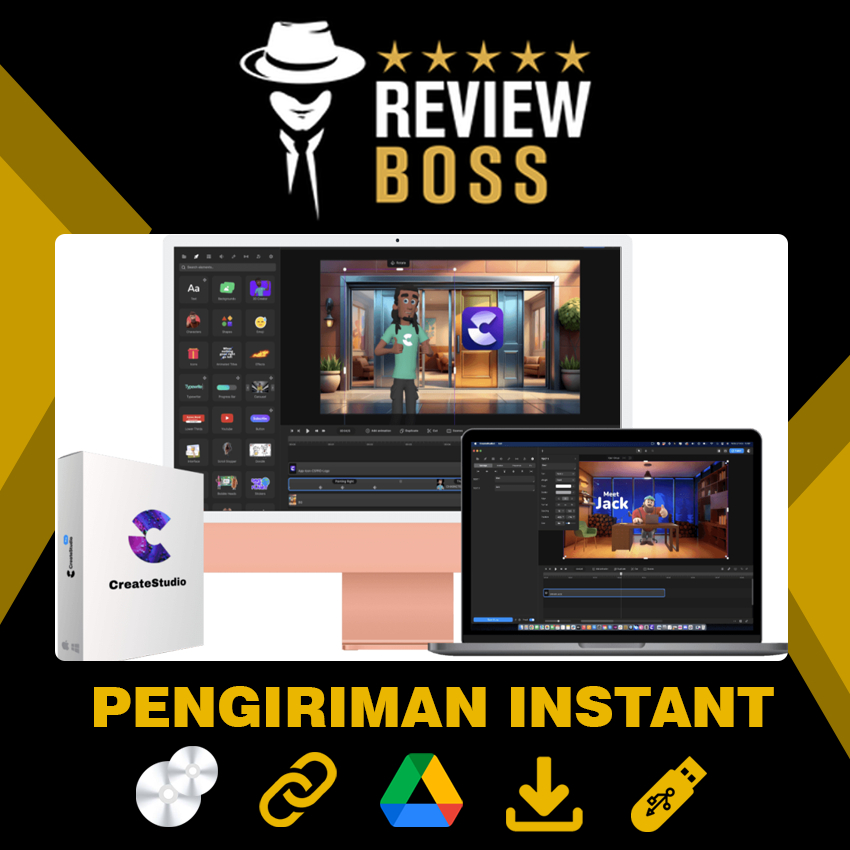 Jual PROGRAM VIDEO ANIMATION MAKER CREATESTUDIO 3 PREMIUM CREATE STUDIO ...