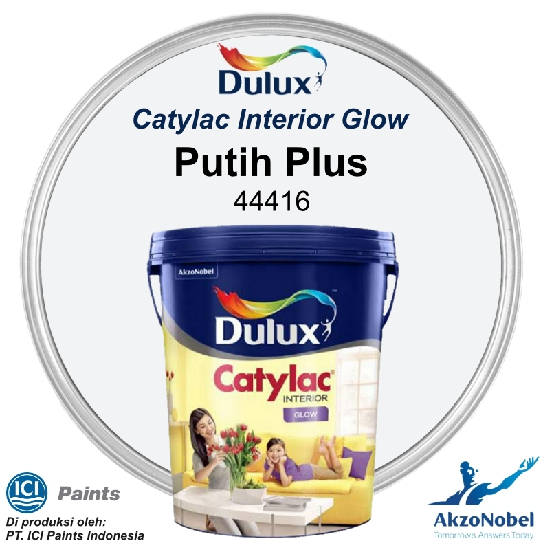 Jual CAT DULUX CATYLAC GLOW 22 KG - PUTIH PLUS 44416 | Shopee Indonesia